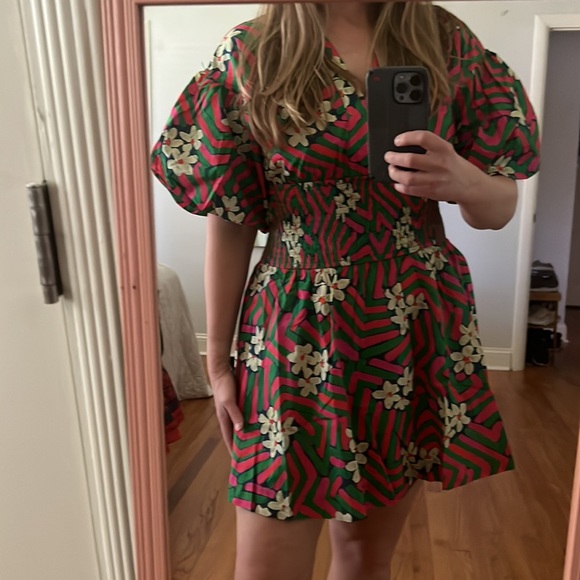 Pinch | Dresses | Pinch Dress Floral Midnight Confetti Fit And Flare ...